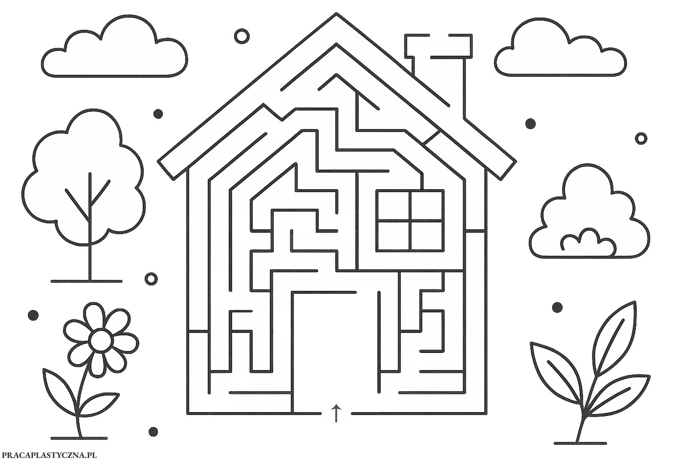Labirynt do druku dla dzieci - Odkryj nowe pomysły na prace plastyczne ...