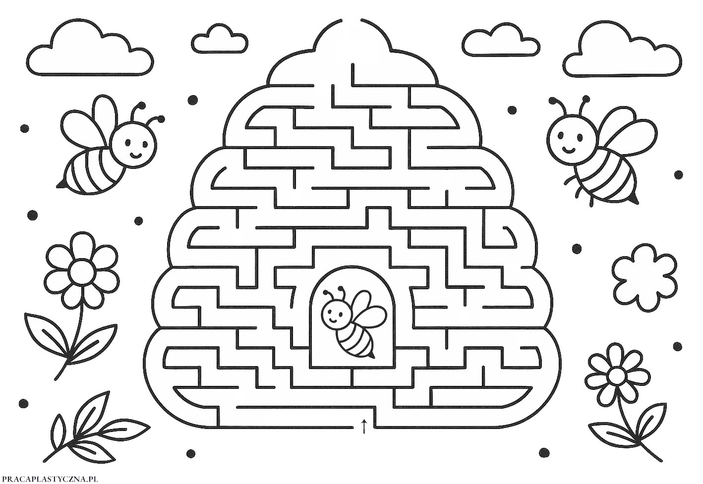 Labirynt do druku dla dzieci - Odkryj nowe pomysły na prace plastyczne ...